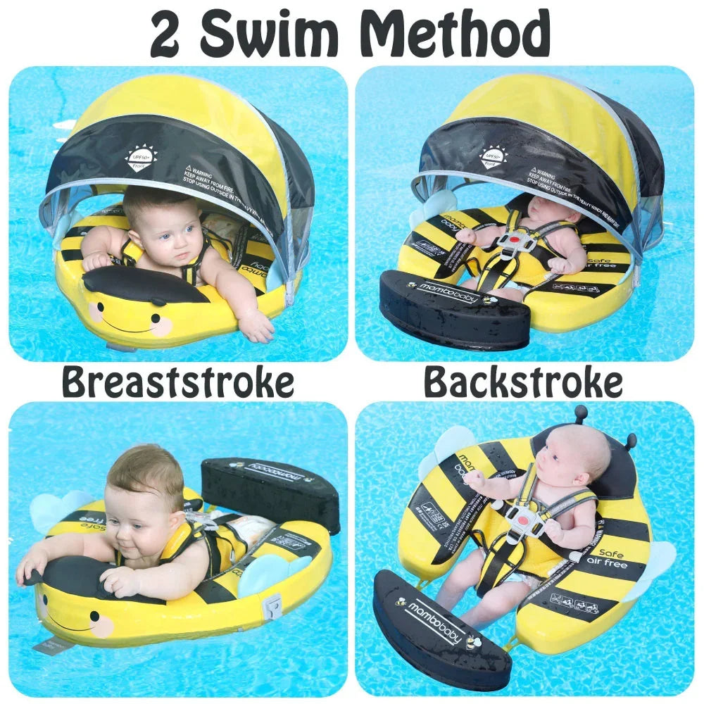 Mambobaby Float – Playful Bee Mambo Baby Float for Swimming ...