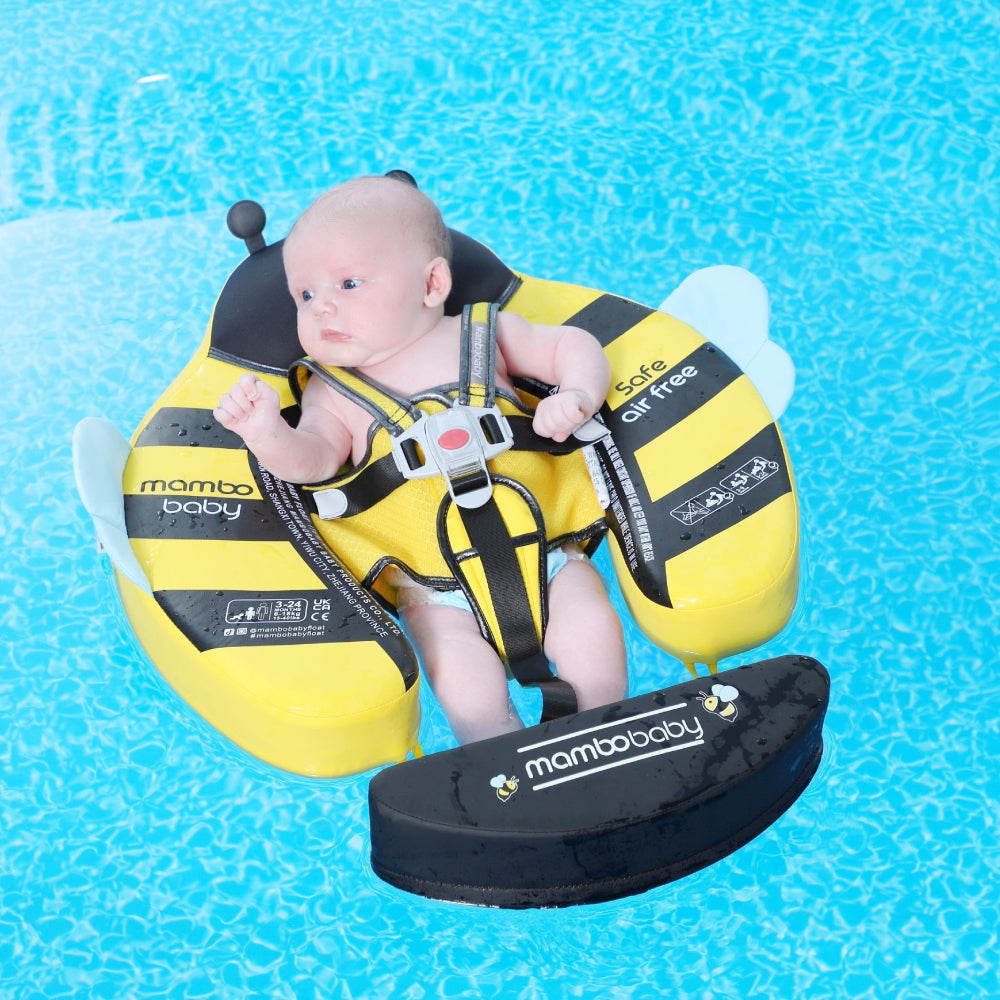 Mambobaby Float – Playful Bee Mambo Baby Float for Swimming ...