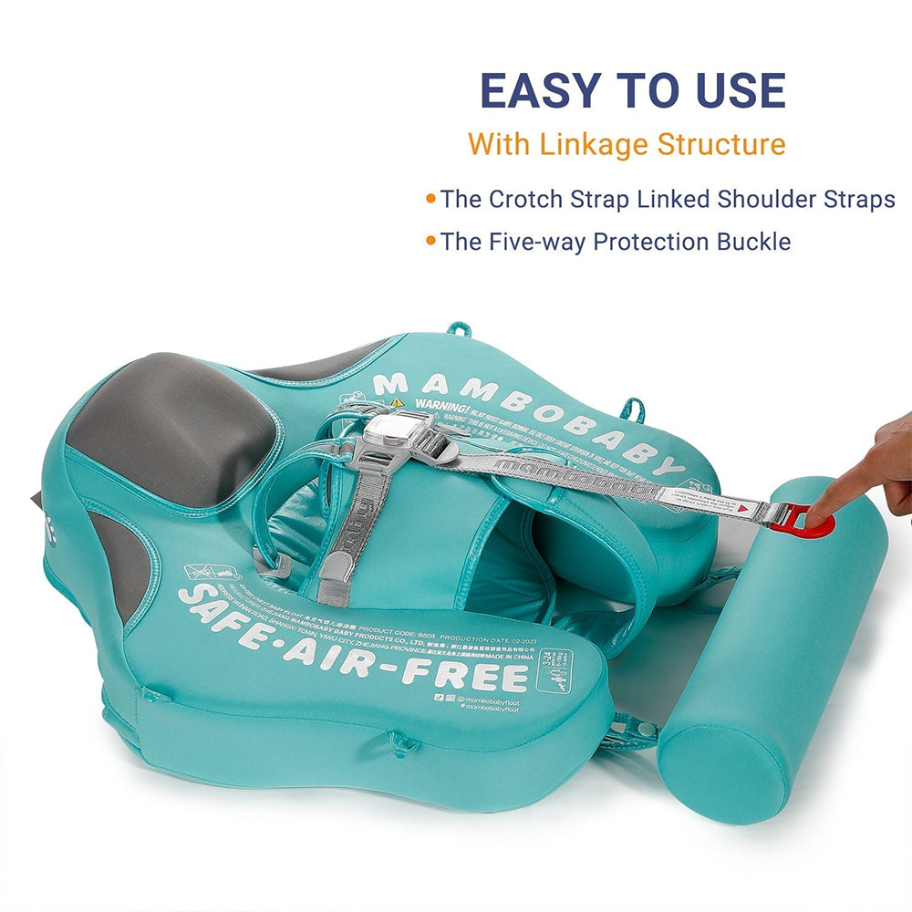 Mambobaby Float – Playful Green Flamingo Mambo Baby Float for Pools ...